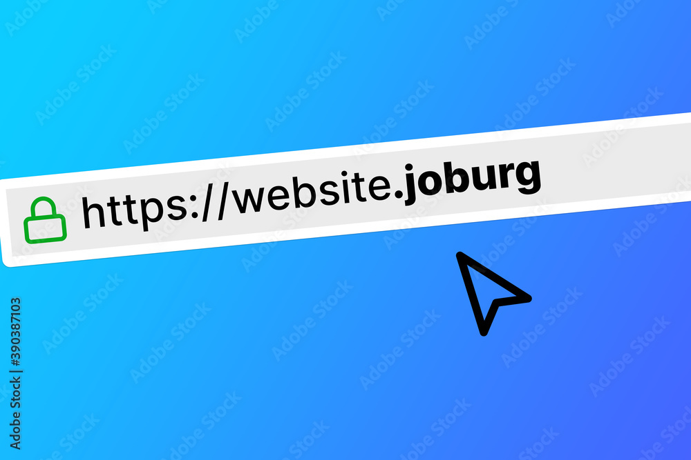 URL for a website with a .joburg TLD (top level domain) in the ...