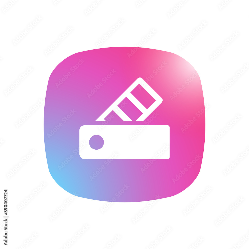 Color Palette - Mobile App Icon Stock Vector | Adobe Stock