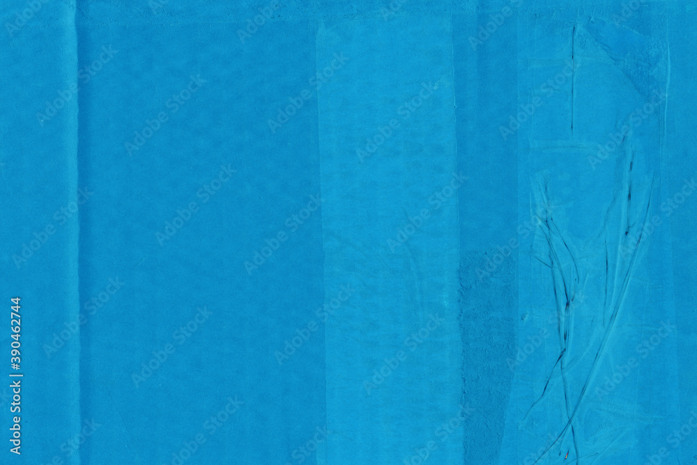 A blue vintage rough sheet of carton. Recycled environmentally friendly ...