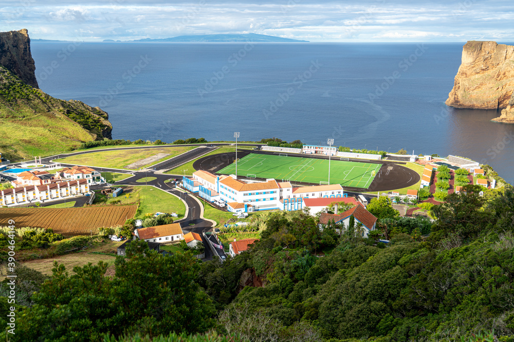 Azores, Island of Sao Jorge, the most beautiful place for a Football ...