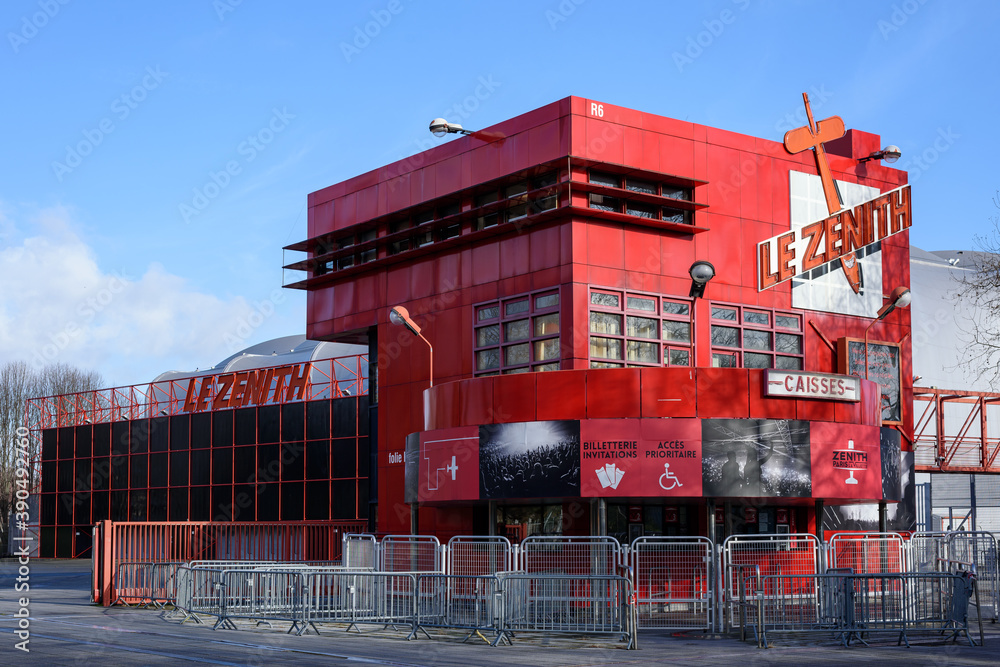 PARIS, FRANCE - FEBRUARY 19, 2020: Exceptional architectural design of ...