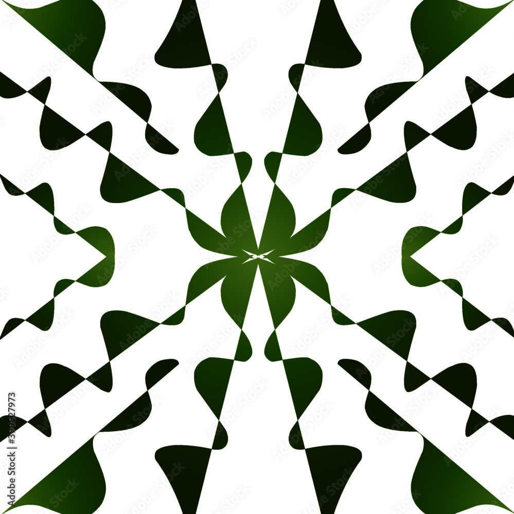 simple green wave background design vetor Stock Vector | Adobe Stock