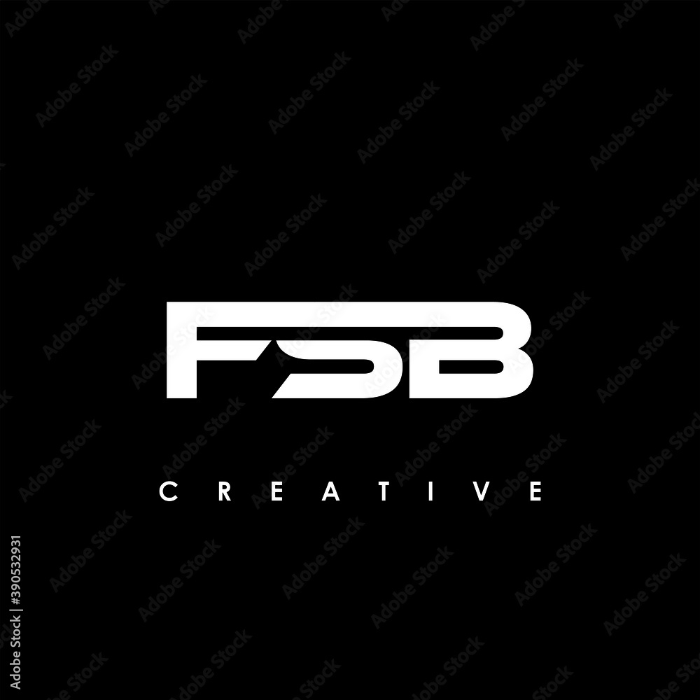 FSB Letter Initial Logo Design Template Vector Illustration Stock ...