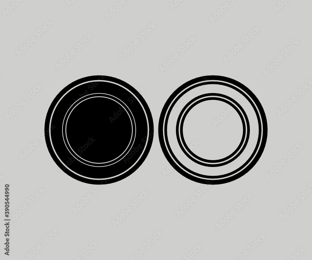 plate icon design. Symbol of cooking utensils. plate vector ...