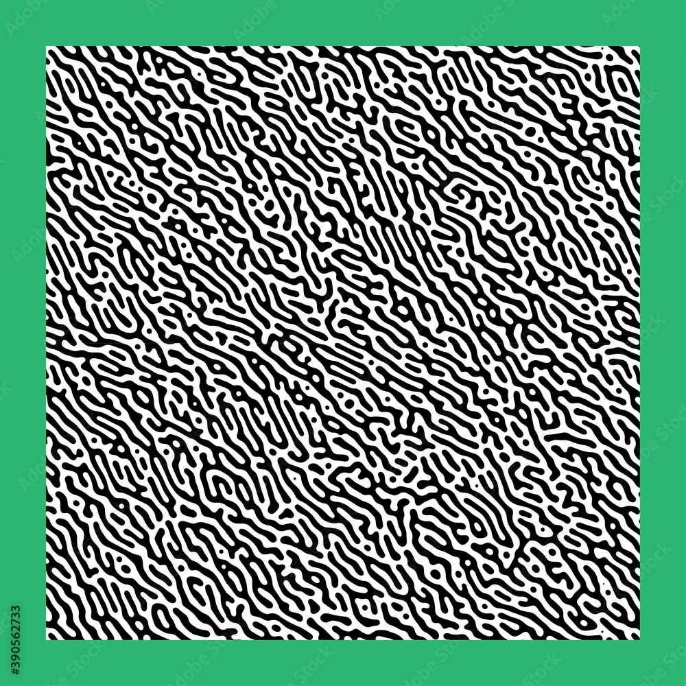 Seamless Reaction diffusion or turing pattern vector design caused by ...