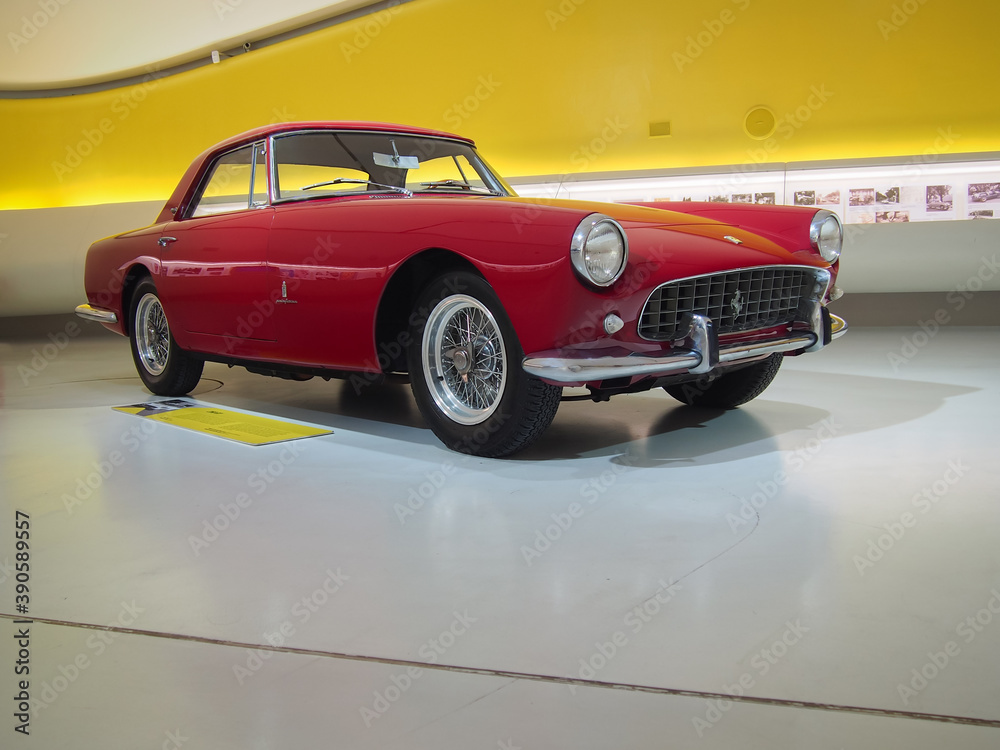 MODENA, ITALY-JULY 21, 2017: 1954 Ferrari 250 GT in the Enzo Ferrari ...