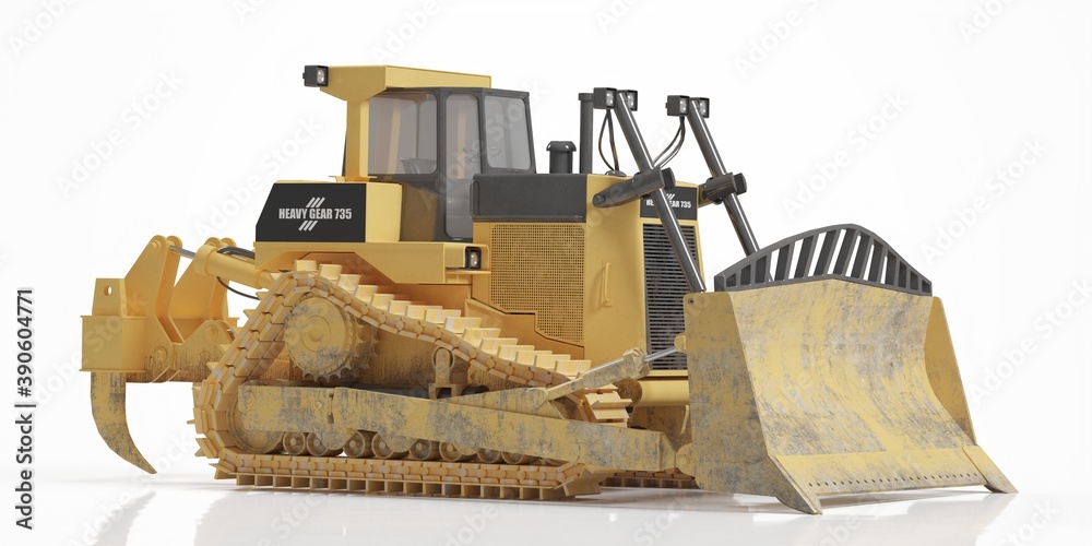 Grader Road Construction Grader industrial machine white background ...