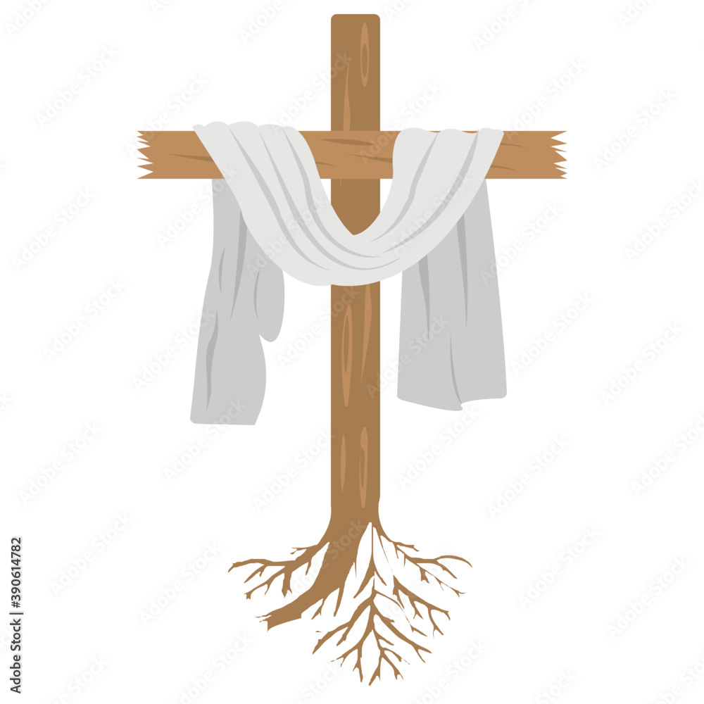 Resurrection of jesus on cross is pictorial formation of easter triduum ...