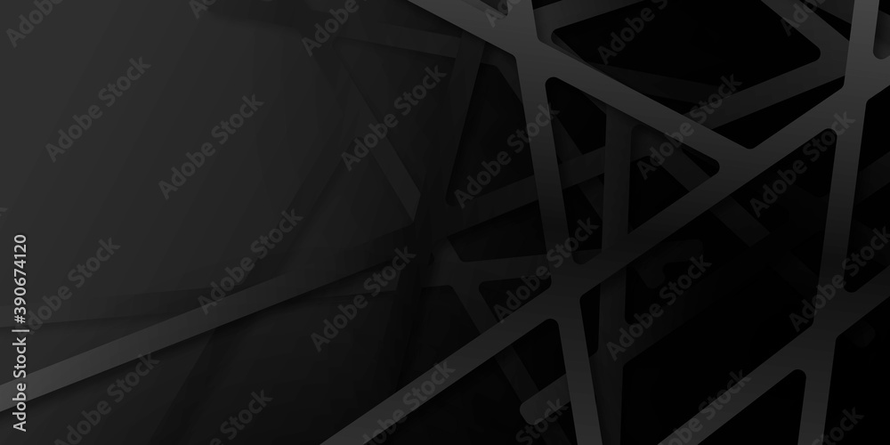 Modern black abstract presentation background. Vector illustration ...
