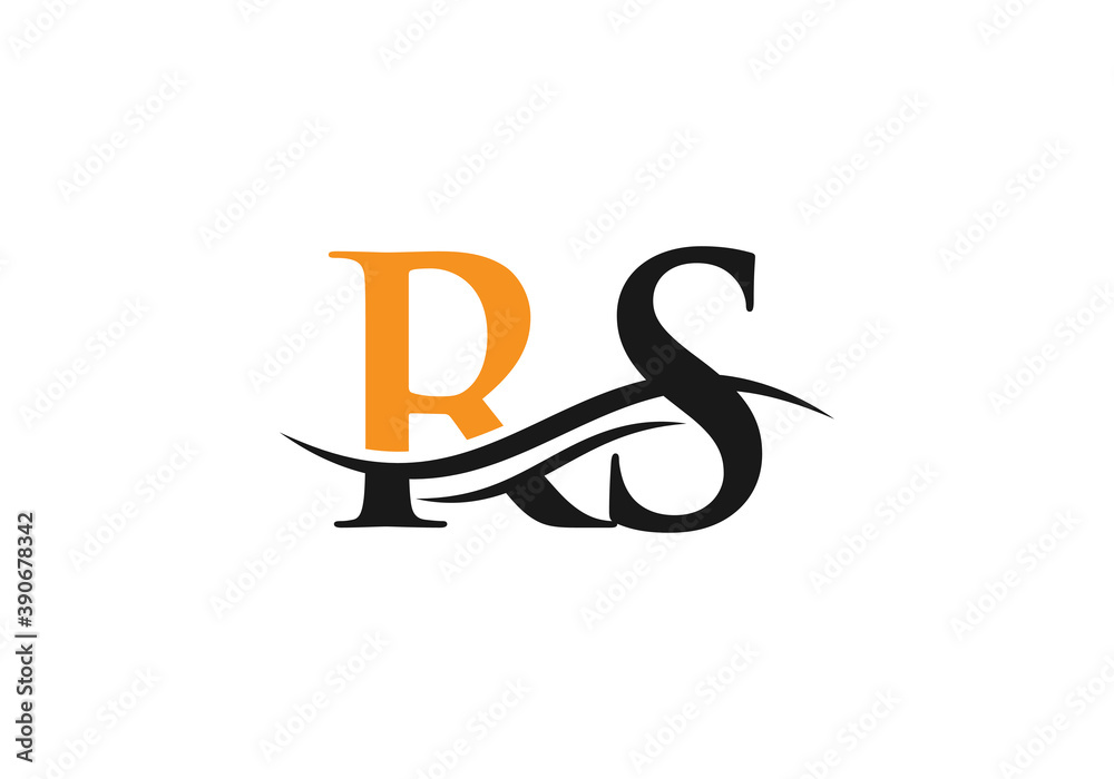 Initial RS logo design based on letter. RS logo design Stock Vector ...