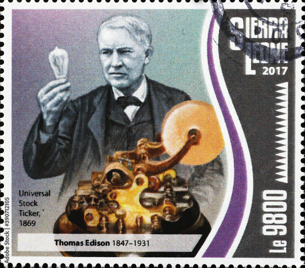 Thomas Edison Stock Ticker