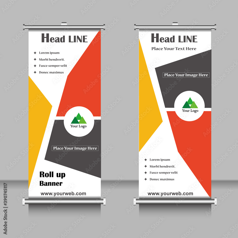 Abstract Geometric Shapes Modern Exhibition Advertising Trend Business ...