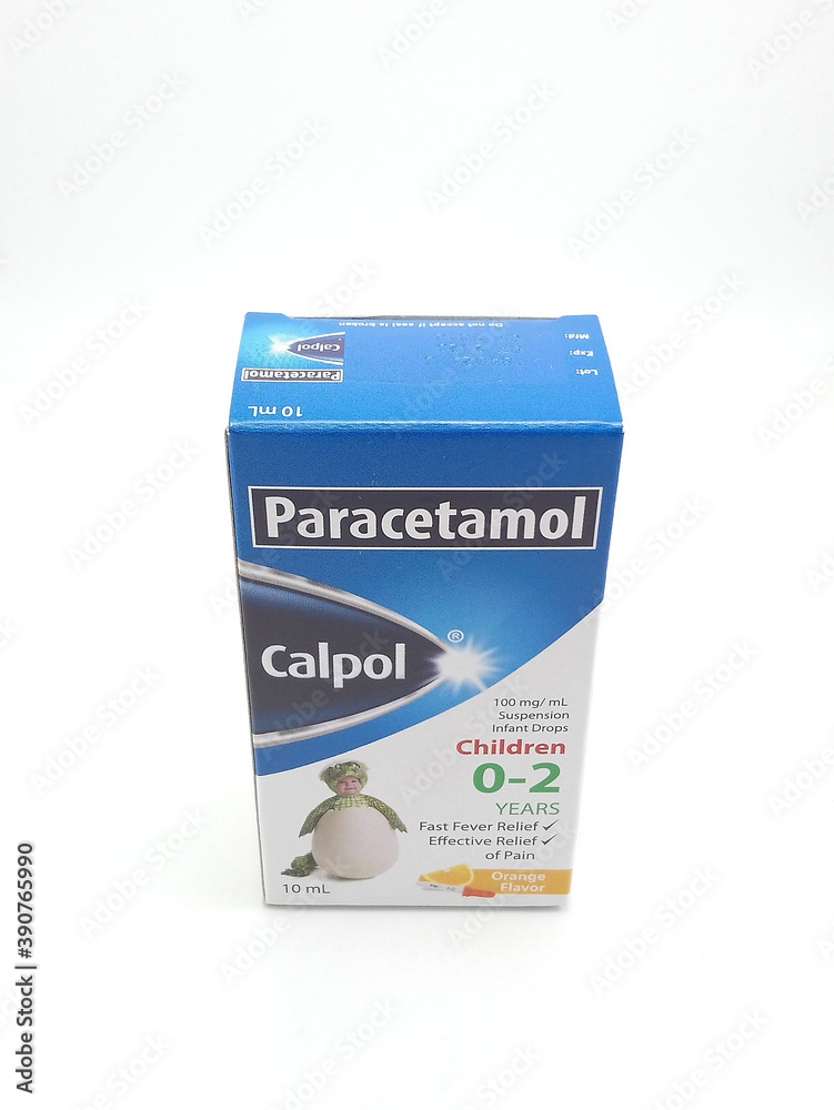 GSK calpol paracetamol syrup in Manila, Philippines Stock Photo | Adobe ...