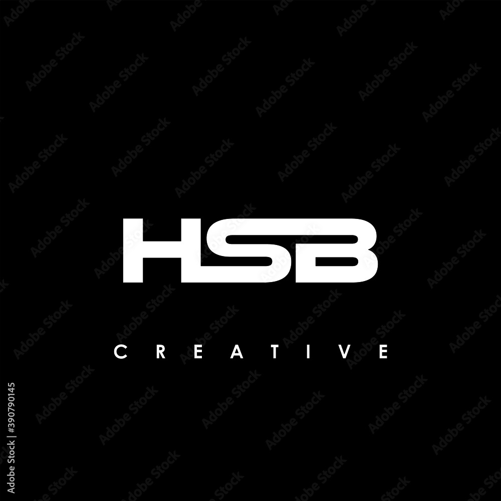 HSB Letter Initial Logo Design Template Vector Illustration Stock ...