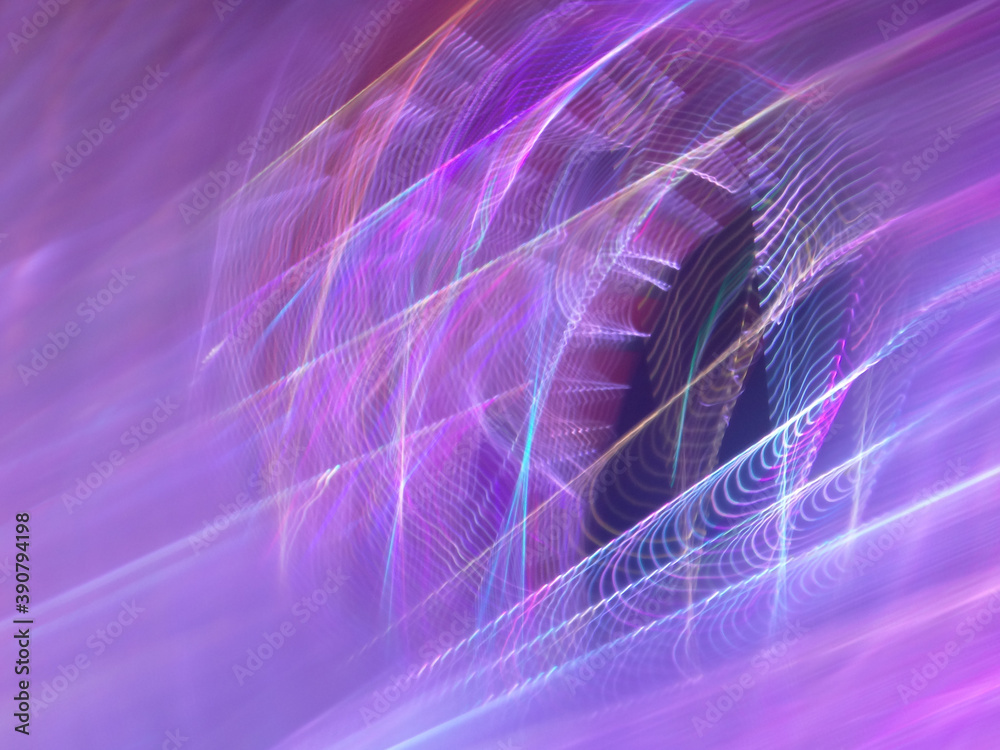 Cool futuristic illustration with vibrant sci-fi visualization Stock ...