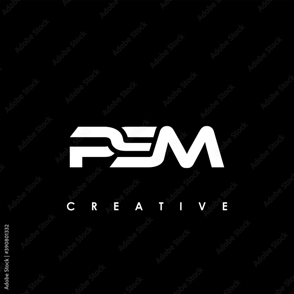 PSM Letter Initial Logo Design Template Vector Illustration Stock ...