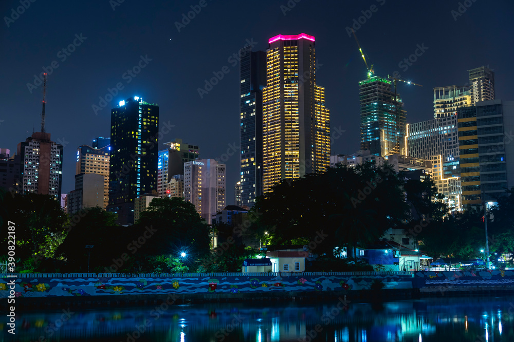 Makati, Metro Manila, Philippines - Northern Makati Skyline as seen ...