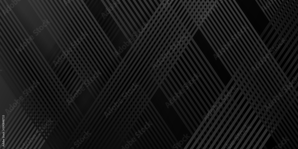 Black grey metallic abstract presentation background with dark concept ...
