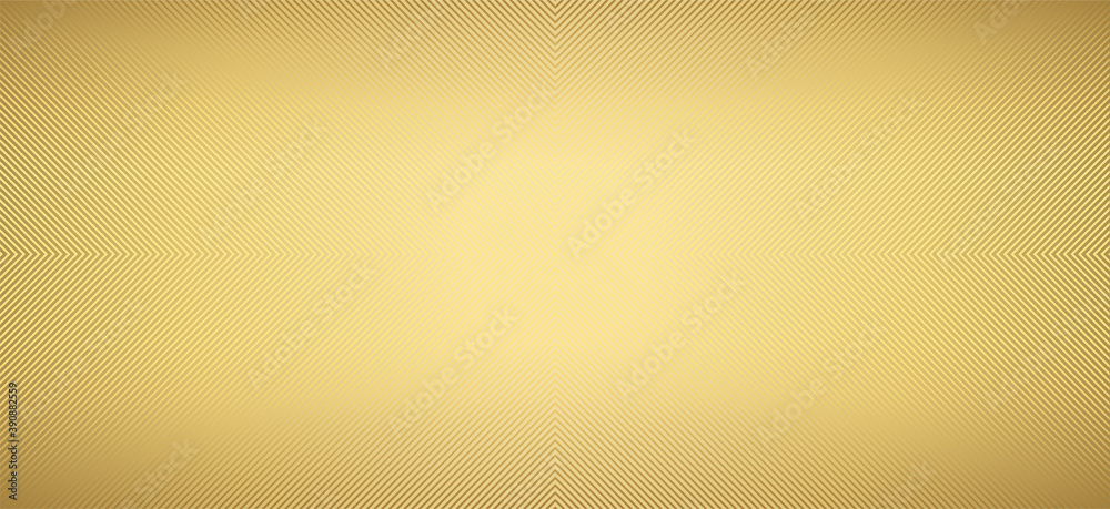 Golden card design with blank textured background. Gold abstract lines ...
