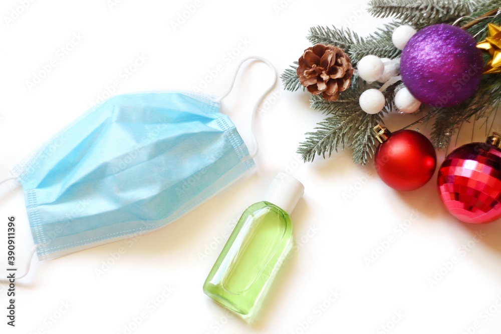 Christmas celebration under second lockdown during coronavirus COVID-19 ...