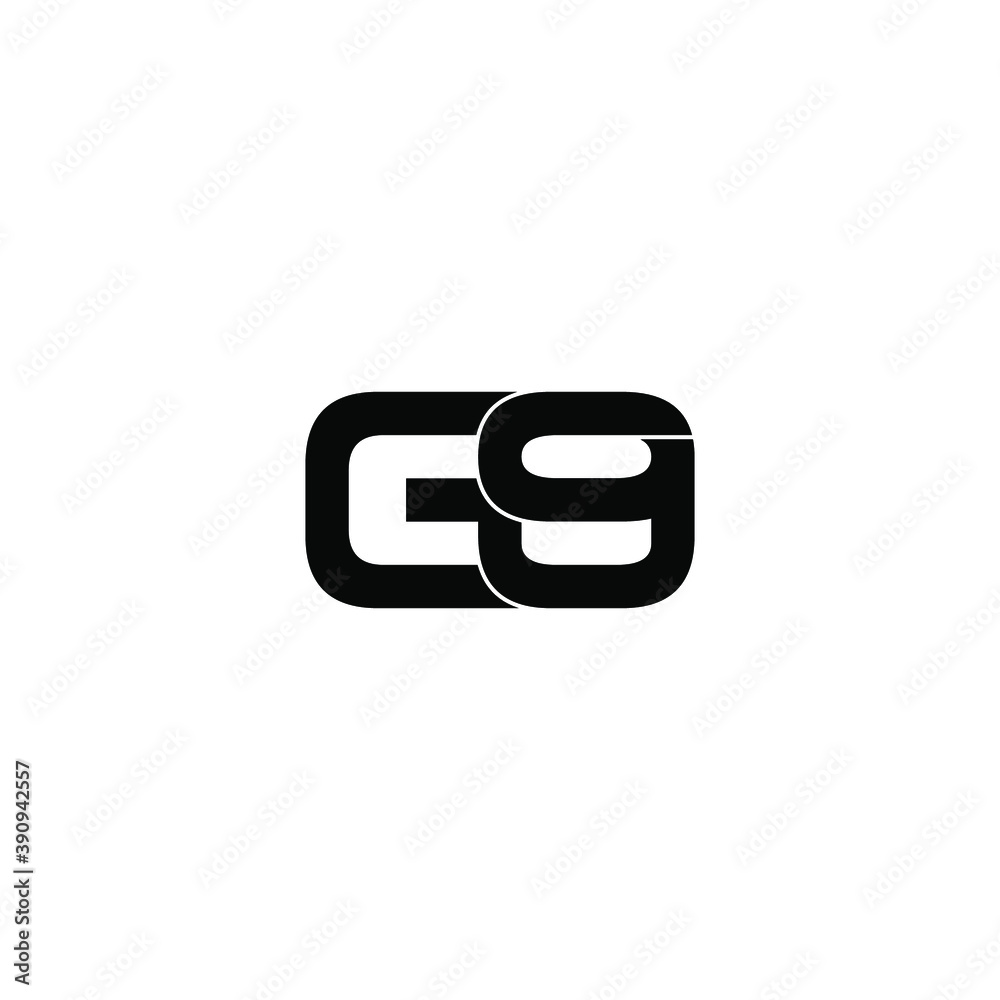 g9 letter original monogram logo design Stock Vector | Adobe Stock