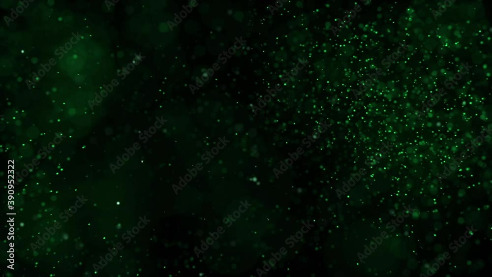 Abstract background dust particles that are splitting and ejecting ...