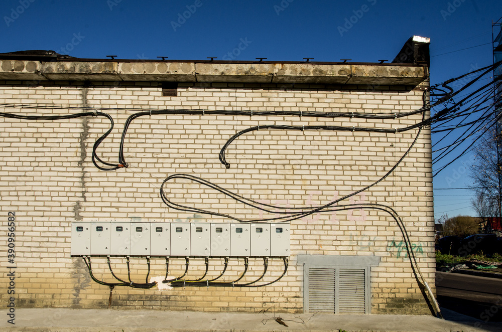 transformer vault of the electrical current Stock Photo | Adobe Stock