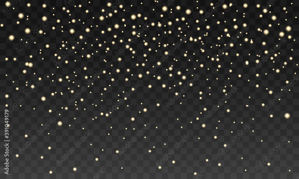 Luminous background. Izolated bright bokeh effect on a transparent ...