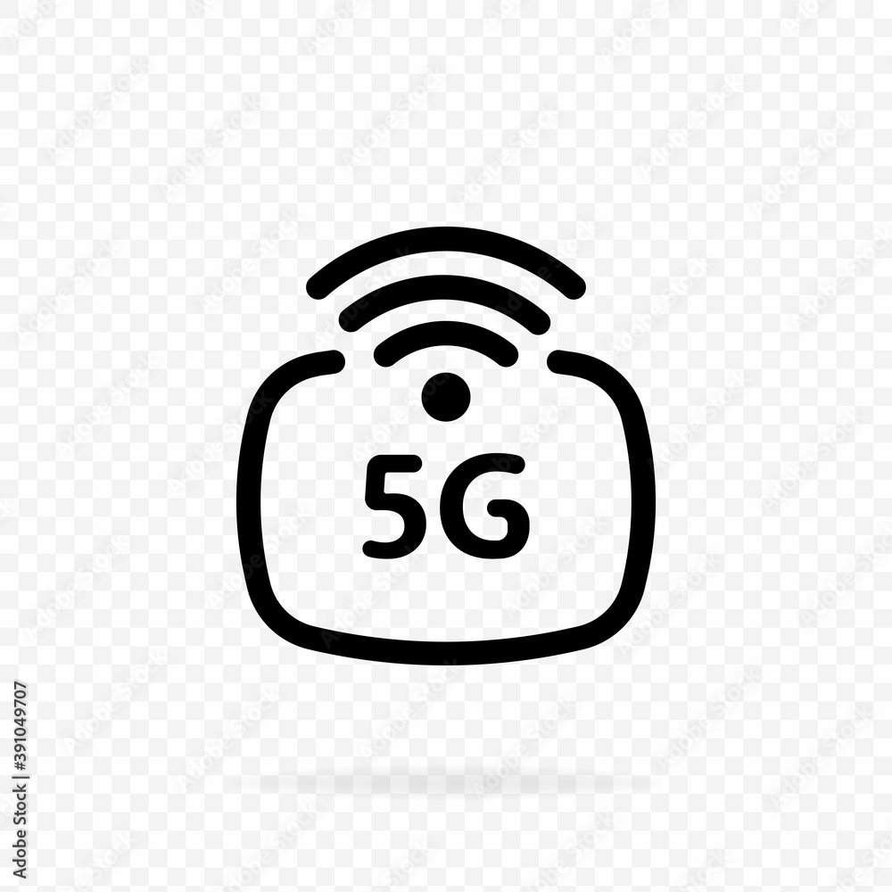 5g icon. 5G network wireless systems and internet. Communication ...