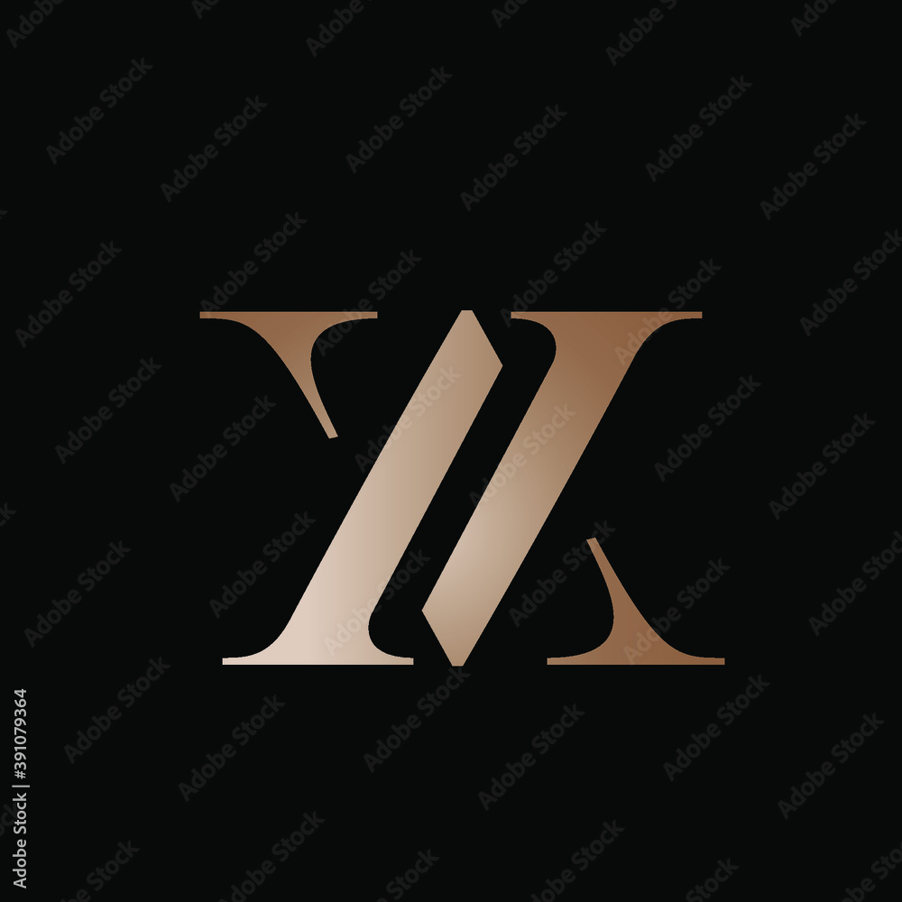 AV monogram.VA intertwined letters.Typographic logo with serif letter a ...