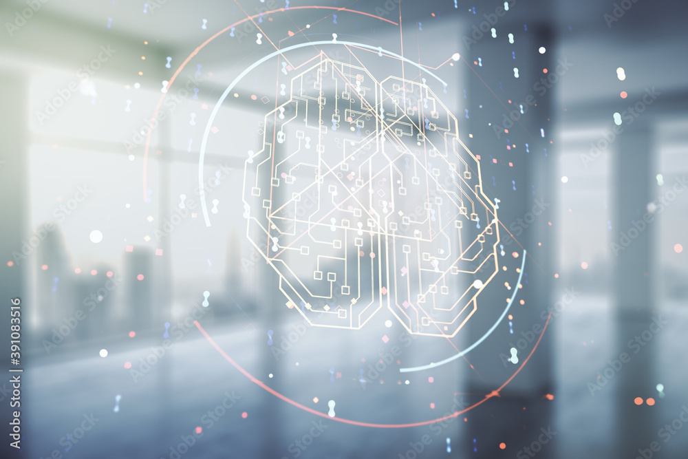 Virtual creative artificial Intelligence hologram with human brain ...