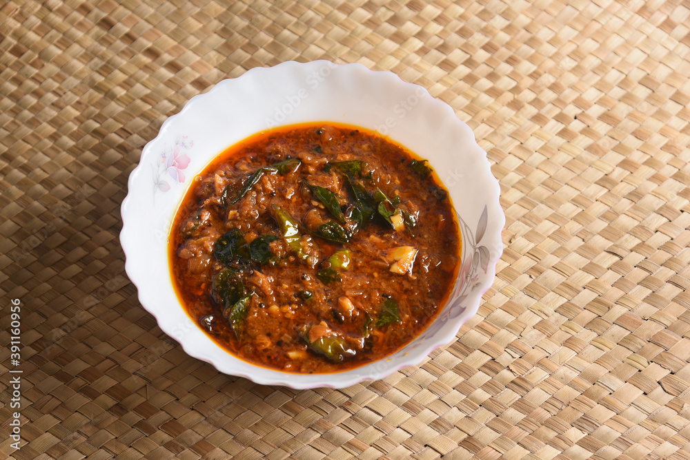 Kerala food for Onam festival special curry Puli inji , injipuli ...