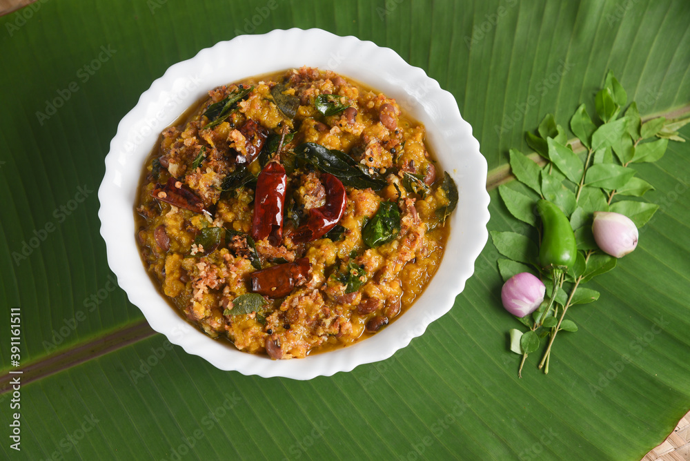 Kerala food for Onam festival special curry Erissery , Pumpkin curry ...