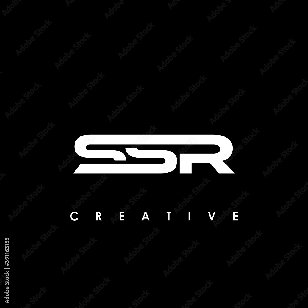 SSR Letter Initial Logo Design Template Vector Illustration Stock ...