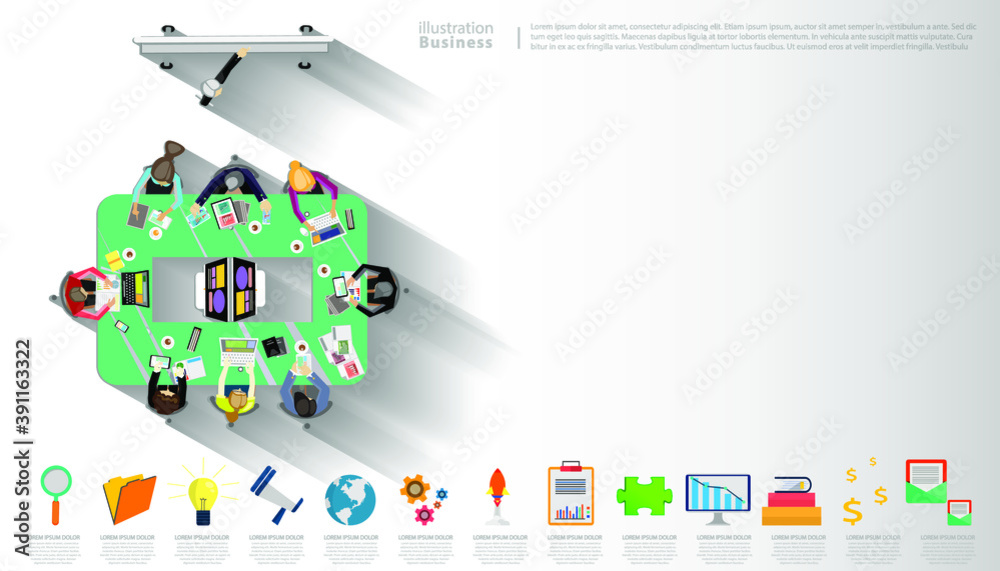 Training meeting business thinking brainstorming - calendar template ...
