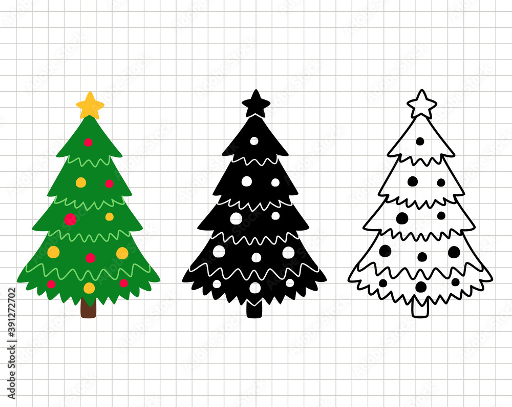 Christmas Tree Design Vector