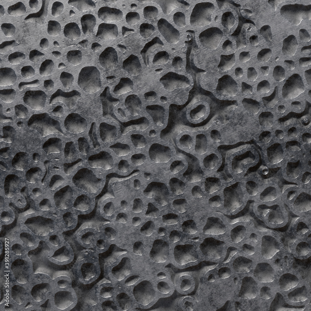 Abstract close-up of a metal surface with an aluminum texture. Aluminum ...