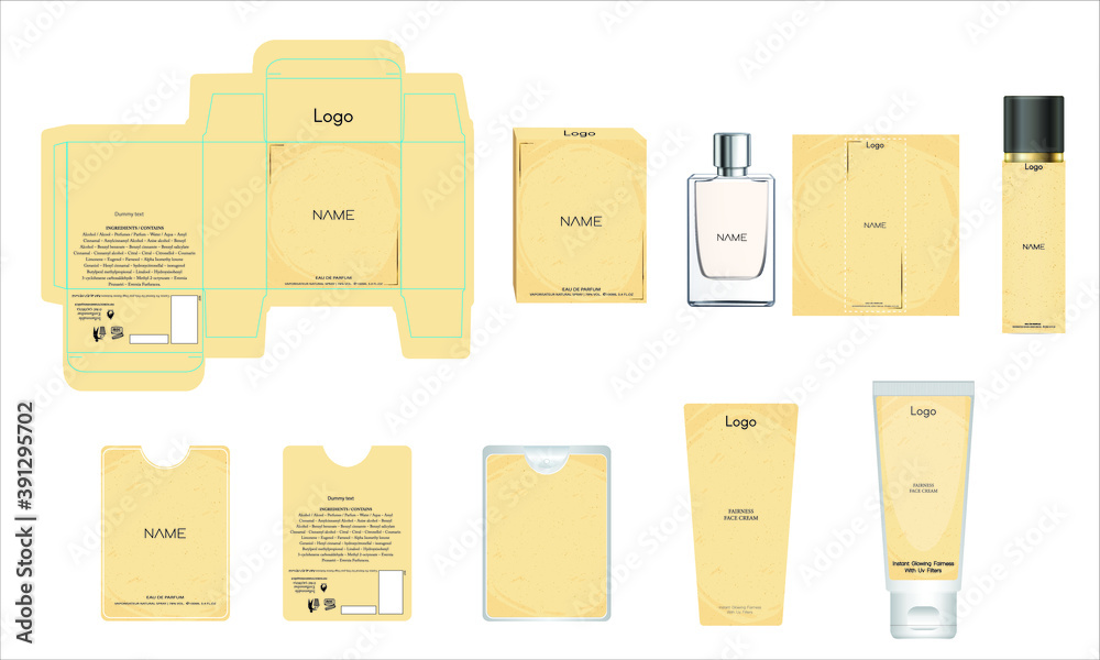 Packaging design, luxury perfume box, pocket perfume, deo design and ...
