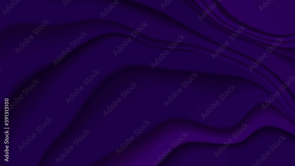 Dark violet smooth refracted waves abstract motion background. Seamless ...