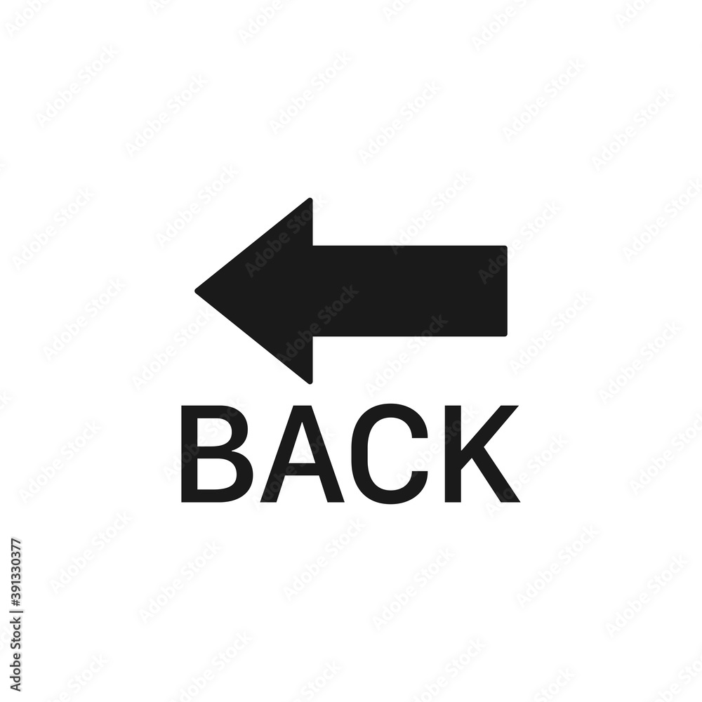 End emoji icon isolated on white background. Arrow symbol modern ...