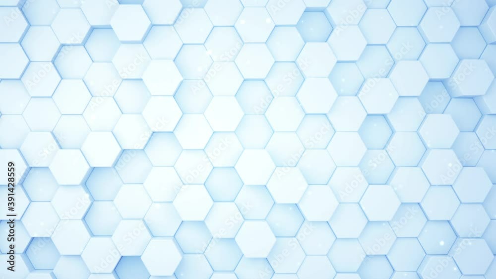 Beautiful clean white hexagon shape texture pattern background. White ...