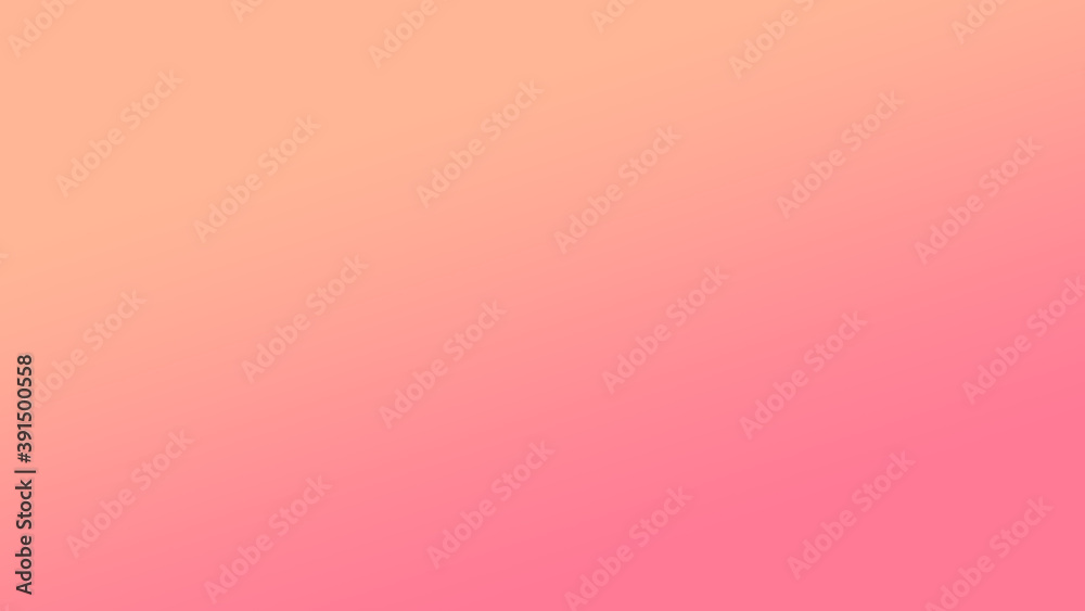 ภาพประกอบสต็อก Abstract light pink and light orange blurred gradient background with ...
