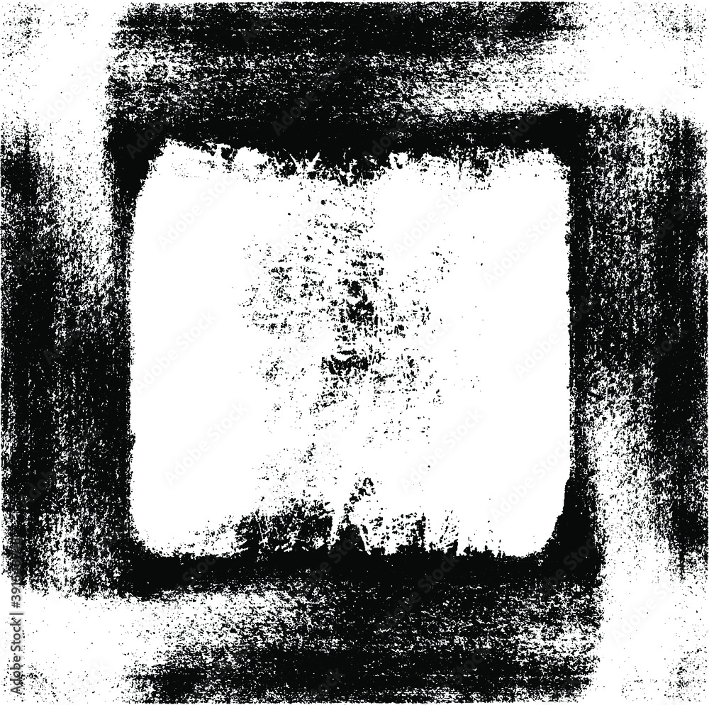 Scratched Frame. Grunge Urban Background Texture Vector. Dust Overlay ...