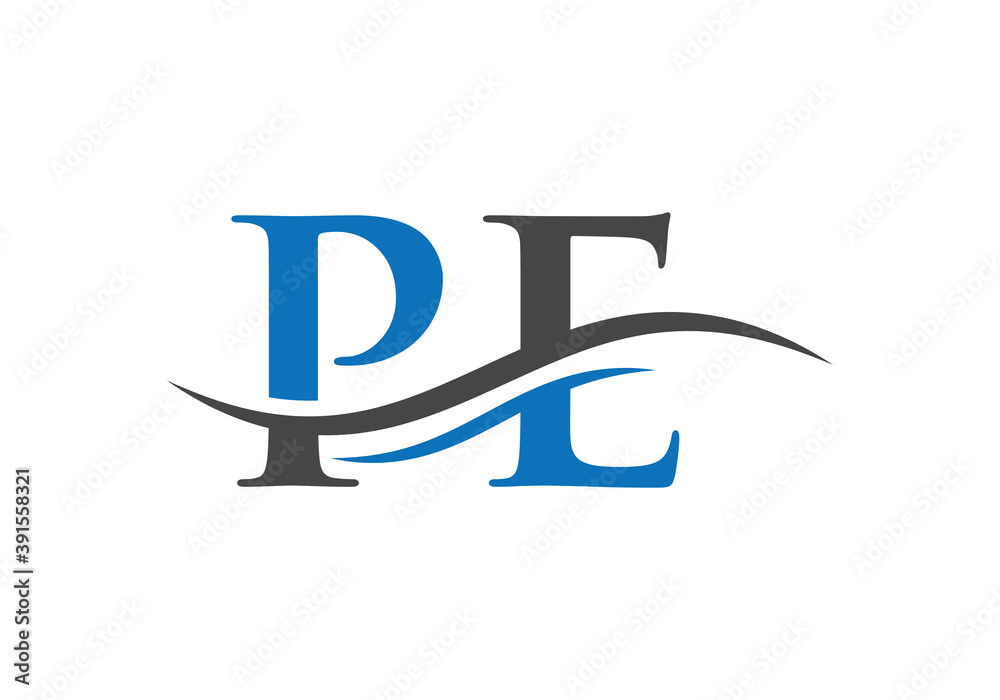 Premium Vector PE Logo. Beautiful Logotype for luxury branding. PE logo ...