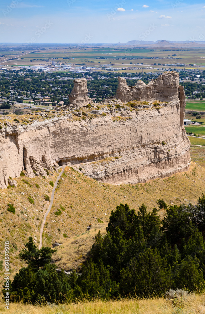 Scotts Bluff National Monument Stock Photo | Adobe Stock