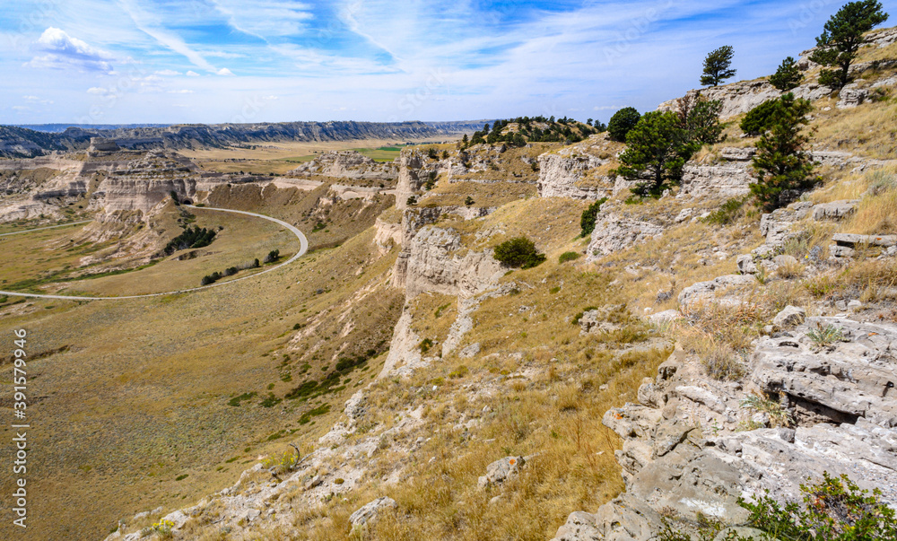 Scotts Bluff National Monument Stock Photo | Adobe Stock