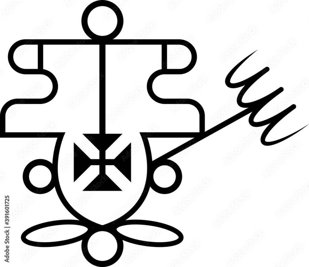 Vector Seal of Purson Goetic Sigil Daemon Spirit from the Ancient ...