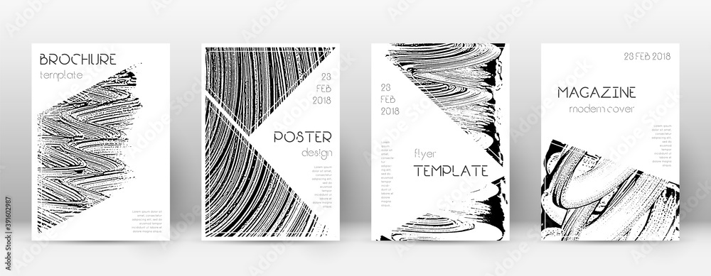 Cover page design template. Triangle brochure layo Stock Vector | Adobe ...