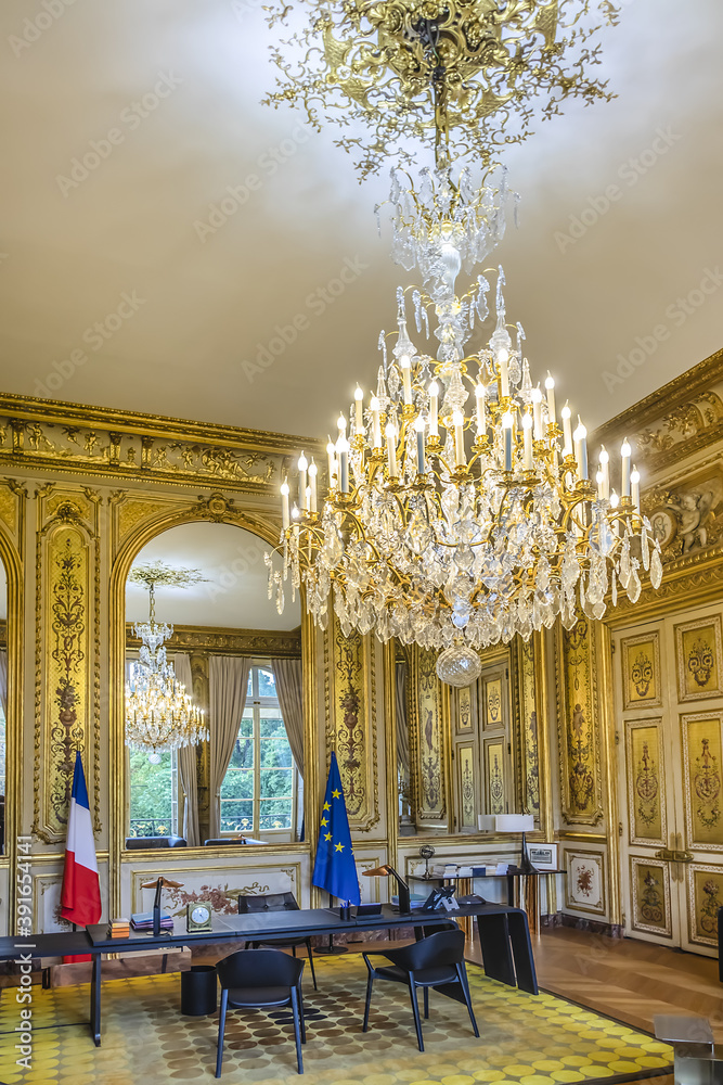 Elysee Palace (Palais de l'Elysee, 1722) - official residence of ...