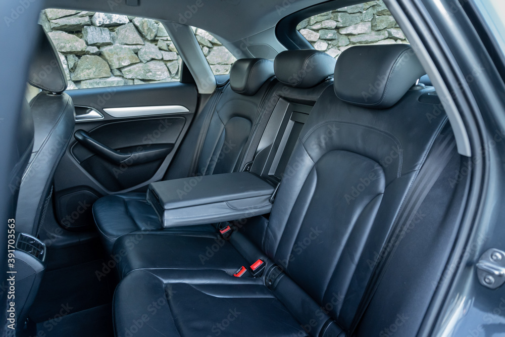 Cluj-Napoca, Romania -September 14, 2020 :Audi AQ3 close up detailed ...